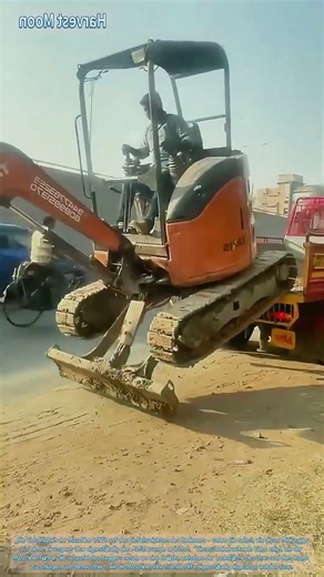 Selbstentladender Bagger! Entladen mit Hilfe der Schaufel