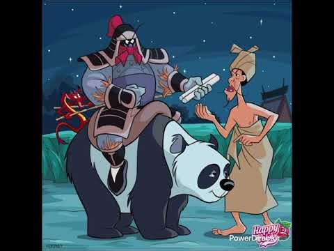 Disney Mulan colors from happy colors