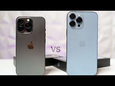 Graphite & Sierra Blue iPhone 13 Pro Max Unboxing & Comparison!