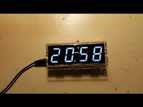 DIY LED Clock Kit: build, soldering and setting guide