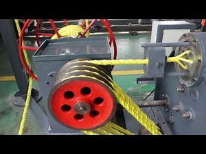Plastic PP Rope Production Machine Cord Twisting Machine For Making Nylon Rope