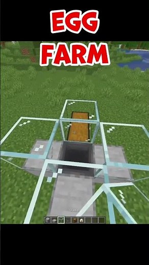 How To Make An Egg Farm In Minecraft #minecraft #howto #gaming #shorts