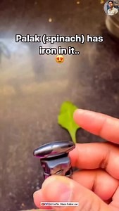 9K views · 3 comments | Iron in spinach fact test 樂tutorial #trending #magic #viral #reels #spinach | Uttam Karmakar | Facebook