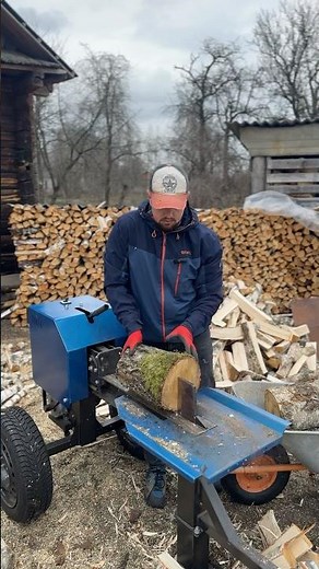 Mini log splitter for home