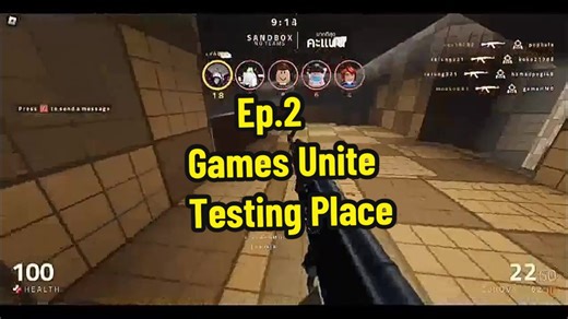 Roblox-Games Unite Testing Place Ep.2 🧐🔫 #roblox #โรบอท #game #โรบอกroblox #โรบอก #แมพโรบอท #โรบอทroblox #robloxfyp