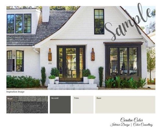 Paint Color Help Home Exterior Paint Consultation - Custom Digital Paint Color Palette: Basic Package - One Color Scheme, No Rendering - Etsy