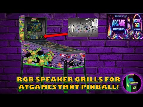 Atgames HDP & HD Pinball: Custom Light Up Speaker Grills!