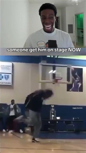 someone get him on stage NOW