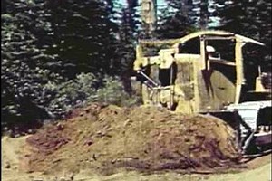 1950s Bulldozer Clears Road Logger Chainsaws Stock Footage Video (100% Royalty-free) 27111754 | Shutterstock