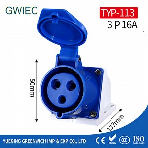 [Hot Item] Cable 16A 32A 63A Gwiec Male Female Socket 32AMP Plug