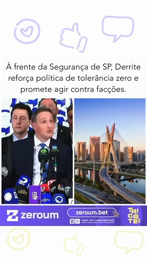 TRICOTEI on Instagram: "O secretário de Segurança Pública de São Paulo, Guilherme Derrite, afirmou que o novo projeto proposto pelo governo estadual pretende enquadrar integrantes de facções criminosas na mesma categoria jurídica de terroristas. A declaração foi feita em suas redes sociais, onde o secretário reforçou que o objetivo é ampliar o rigor das ações contra o crime organizado no estado. Segundo Derrite, a iniciativa busca fortalecer o enfrentamento às facções e proteger a população. “Me