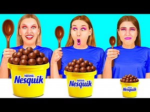 Big, Medium and Small Plate Challenge | Kitchen Hacks and Recipes by BooBoom Challenge