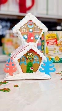 Creative Gingerbread House Idea: 2-Story Home and Royal Icing Decorations