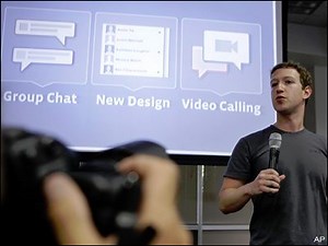 Facebook launches video calls, group chat features