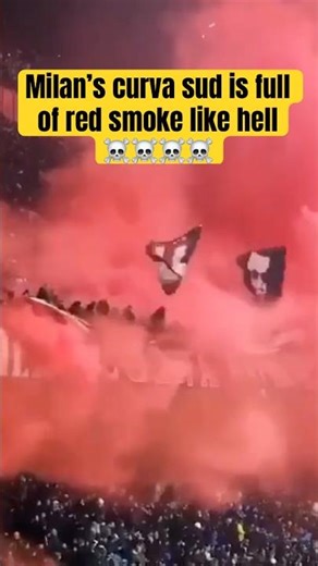 SAN SIRO TURNS INTO HELL! 😱🔥 AC Milan Fans Ignite RED SMOKE in a Terrifying Atmosphere