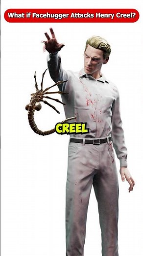 What if the Facehugger Attacks Henry Creel from Stranger Things? #Shorts #Viral