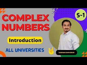 COMPLEX NUMBERS | FIRST YEAR ENGINEERING | S-1 | ENGINEERING MATHS | MATHS-1 | SAURABH DAHIVADKAR
