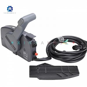 [Hot Item] 703-48230-14 Boat Remote Control Box with 7pin 16FT Wire Harness Pull to Open for YAMAHA Outboard Motor