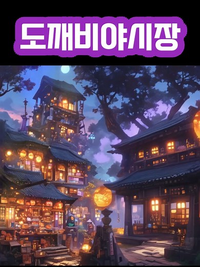 도깨비 야시장 만들기 Making Goblin Night Market #도깨비 #창작 #동화 #틀린그림찾기 #Made #Dokkaebi #Goblin #한옥 #판타지