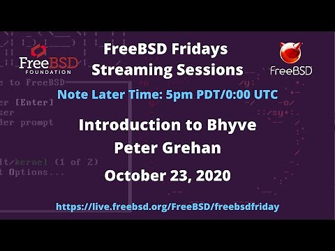 FreeBSD Fridays: Introduction to Bhyve
