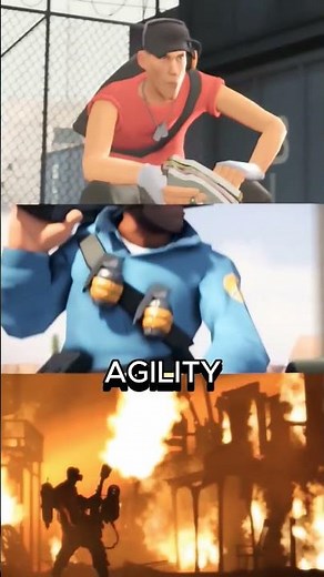 Scout VS Soldier VS Pyro [TF2] #short #vs #tf2 #meme #edit #fyp #battle