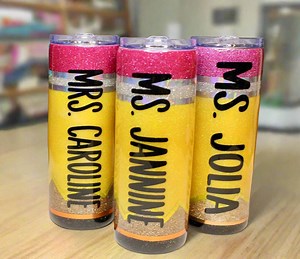 Pencil Tumbler Handmade 20 Oz W/ Glitter, Epoxy, Teacher Gift by Drip Designs Custom - Etsy UK