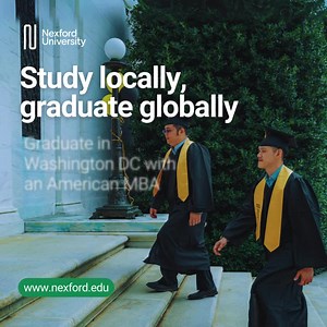 Transform your career trajectory with an American online MBA. Gain a comprehensive understanding of the global business landscape and learn to drive innovation in dynamic environments. At Nexford, you can enjoy the benefits of a globally recognized degree without the stress of international travel from only $275/month. If interested, click on 'Learn more' and our Nexford Application specialist will get in touch with you. | Nexford University | Facebook