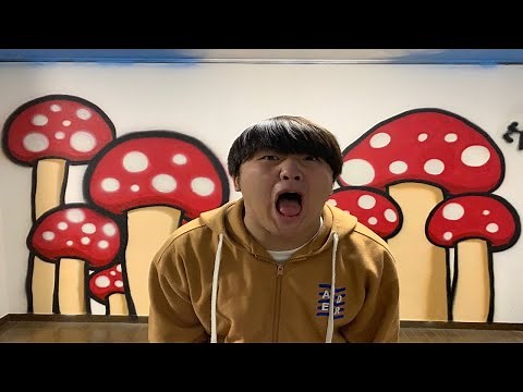 がーどまんの家の壁にプロの芸術家が巨大キノコ描いてみた【ドッキリ】