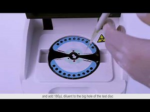 Operation video of POCT model coagulation analyzer MC100