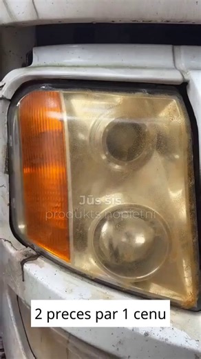 🤩 1 1 PAR BRĪVU! 🤩 🔥 Atsvaidzini auto lukturu skatu! Neticēsi, cik atšķirīgi tie izskatās tīri.😱 👇 | Vigoshop.lv