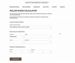 Roller Calculator Demo