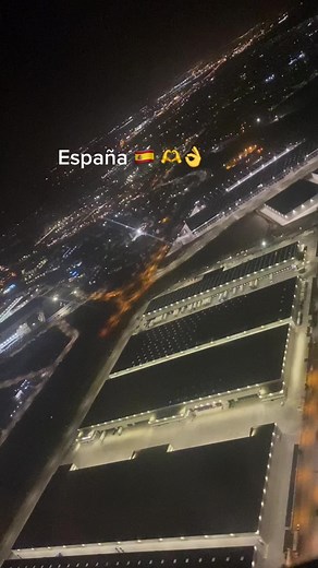Aerial Night View of Spain's Illuminated Cityscape