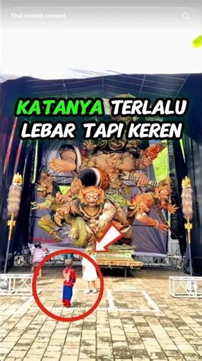 Ogoh Ogoh is too wide but cool 🗿😱 #shorts