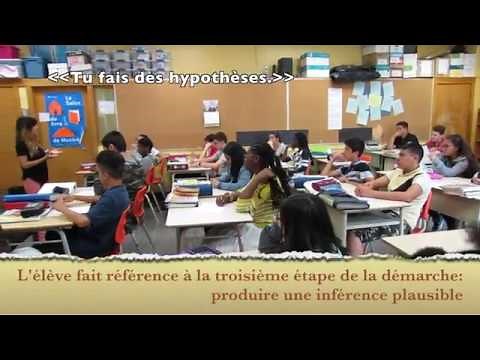 Enseignement explicite de la démarche pour produire des inférences