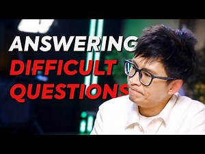 How to Answer Difficult Questions (almost on the spot...)