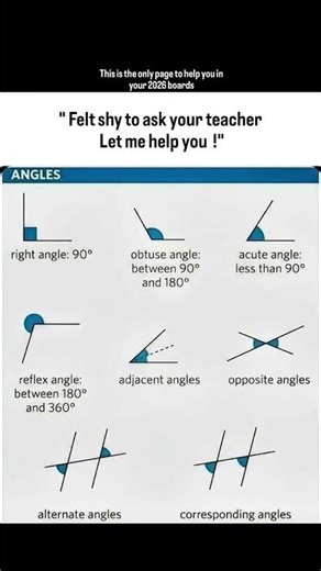 Felt shy to ask your teacher Let me help you #maths #mathstricks #geometry
