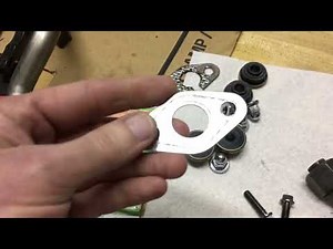 Toyota 22RE exhaust gasket: O2 Oxygen Sensor, EGR tube, AS air suction / injection cross over tube