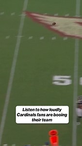 162K views · 912 reactions | The boo birds are out in Arizona (via @nfl) | NFL on FOX | Facebook