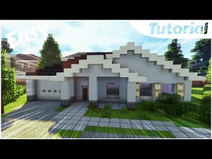 How to build a Small Suburban House #6 || Minecraft Tutorial