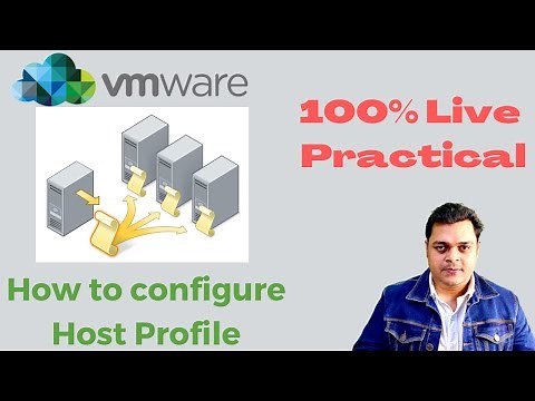 How to configure VMware vSphere ESXI Host Profile step by step guide ! VMware vSphere 7 Live Class.