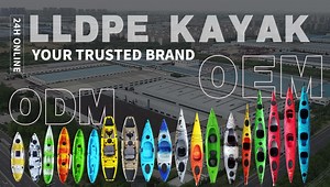 Hot Sale Crystal Kayak Transparent Kayak Clear Bottom Kayak with LED Light