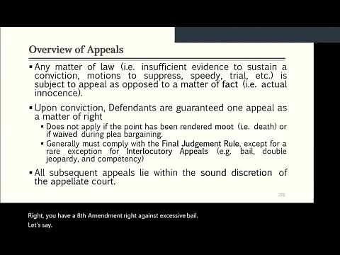 Criminal Law I - Post-Conviction Relief