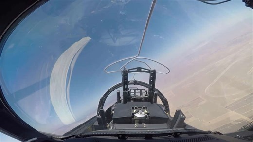 Cockpit Footage Shows T-7A Red Hawk Over Edwards AFB