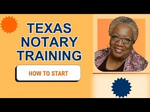 Texas Notary Public: Training for Success