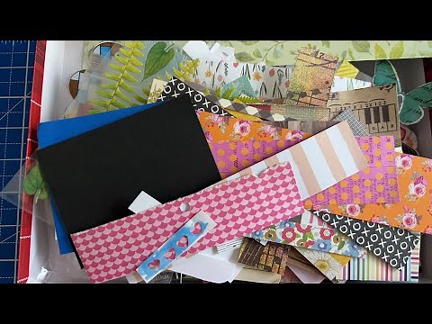 🔴✂️Live REPLAY ✂️Mindless Crafting SCRAP-A-THON. PART 1