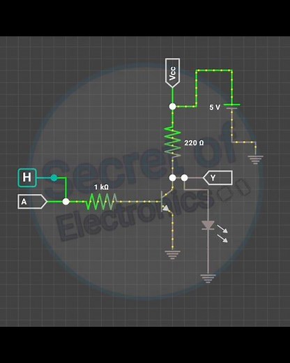 How To Make NOT Gate Using Transistor