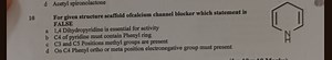 For the given structure scaffold of a calcium channel blocker, ... | Filo