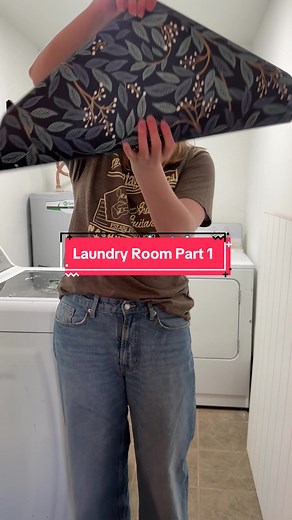 Laundry Room DIY Makeover: Painting, Beadboard, Cabinets & More!