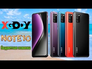 Супер бюджетный смартфон XGODY Note 10 Новинка за 62$ с 7,2 экраном
