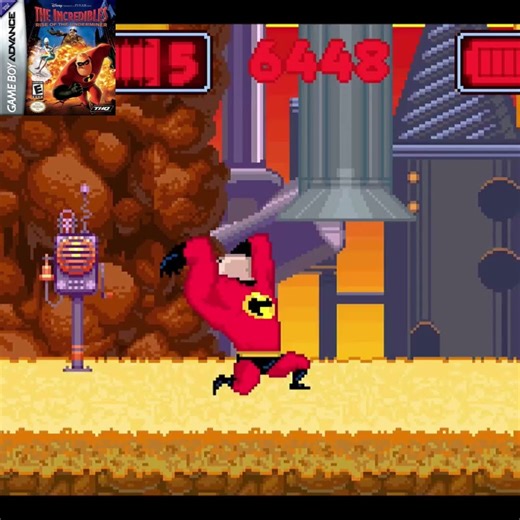 The Incredibles Rise Of The Underminer For The GBA #gba #retrogaming #beatemup #theincredibles